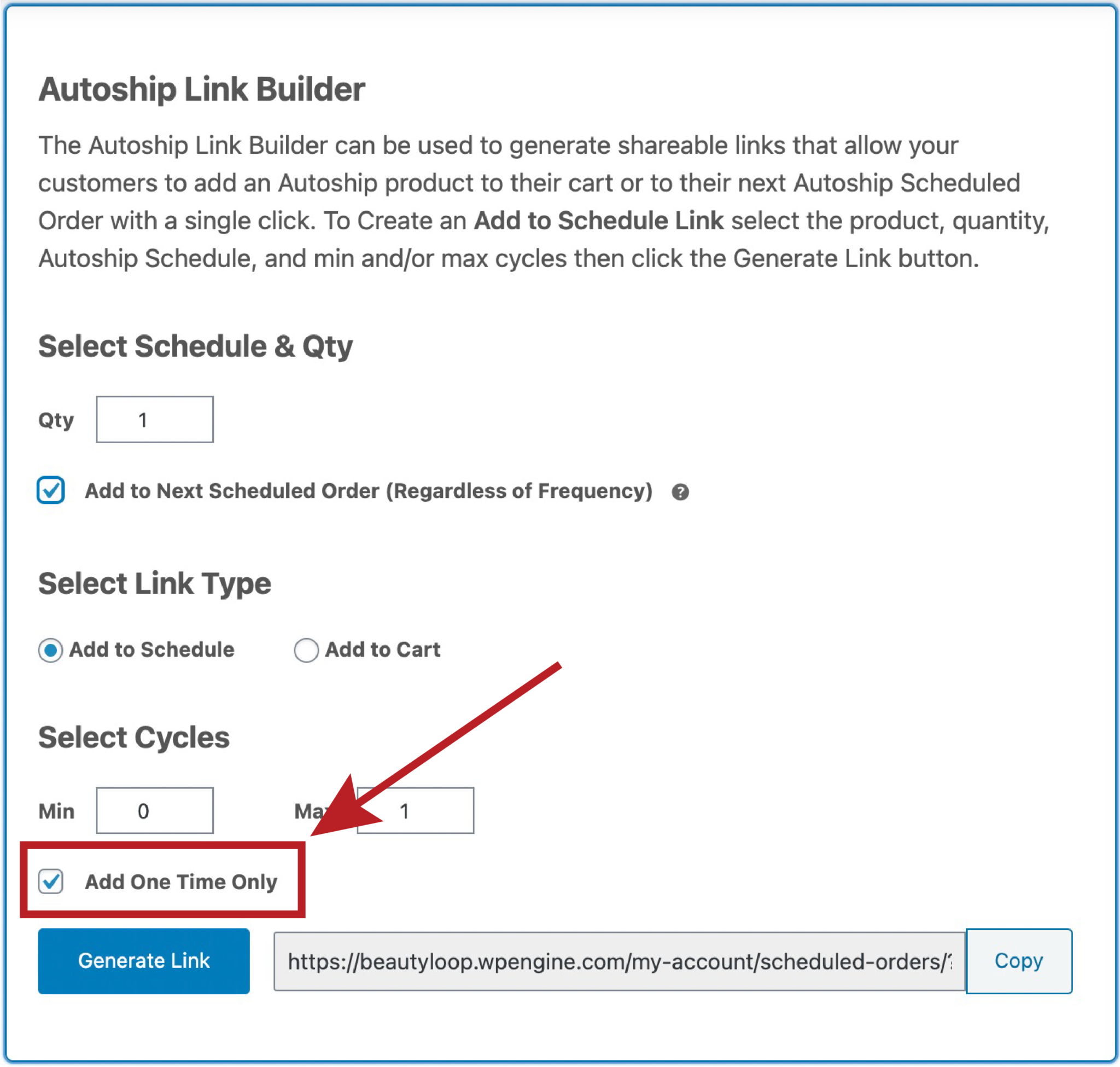 How to Upsell Subscriptions with the Link Builder Tool | Autoship Cloud